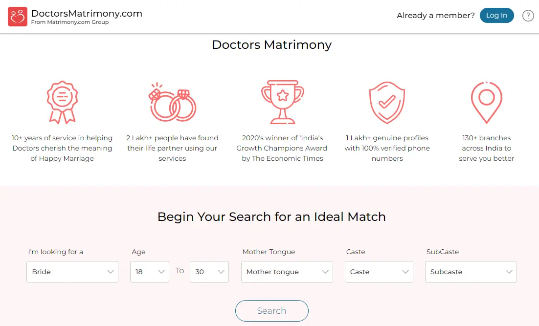 5 Best Matrimonial Sites for Doctors in 2025